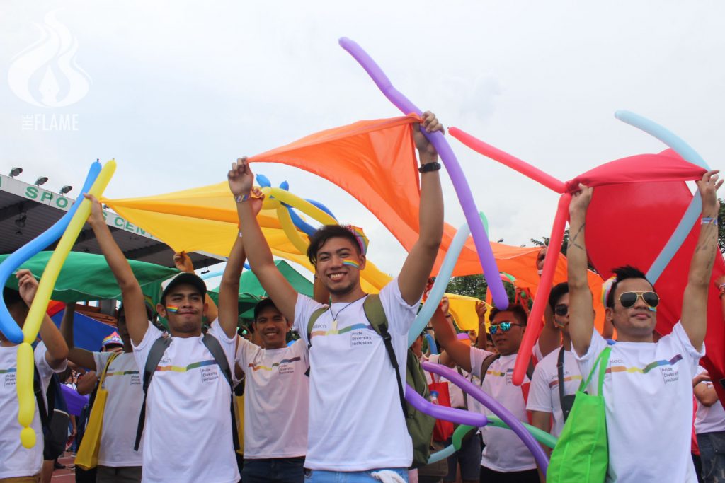 Rising up as one at the 24th Metro Manila Pride March - The Flame