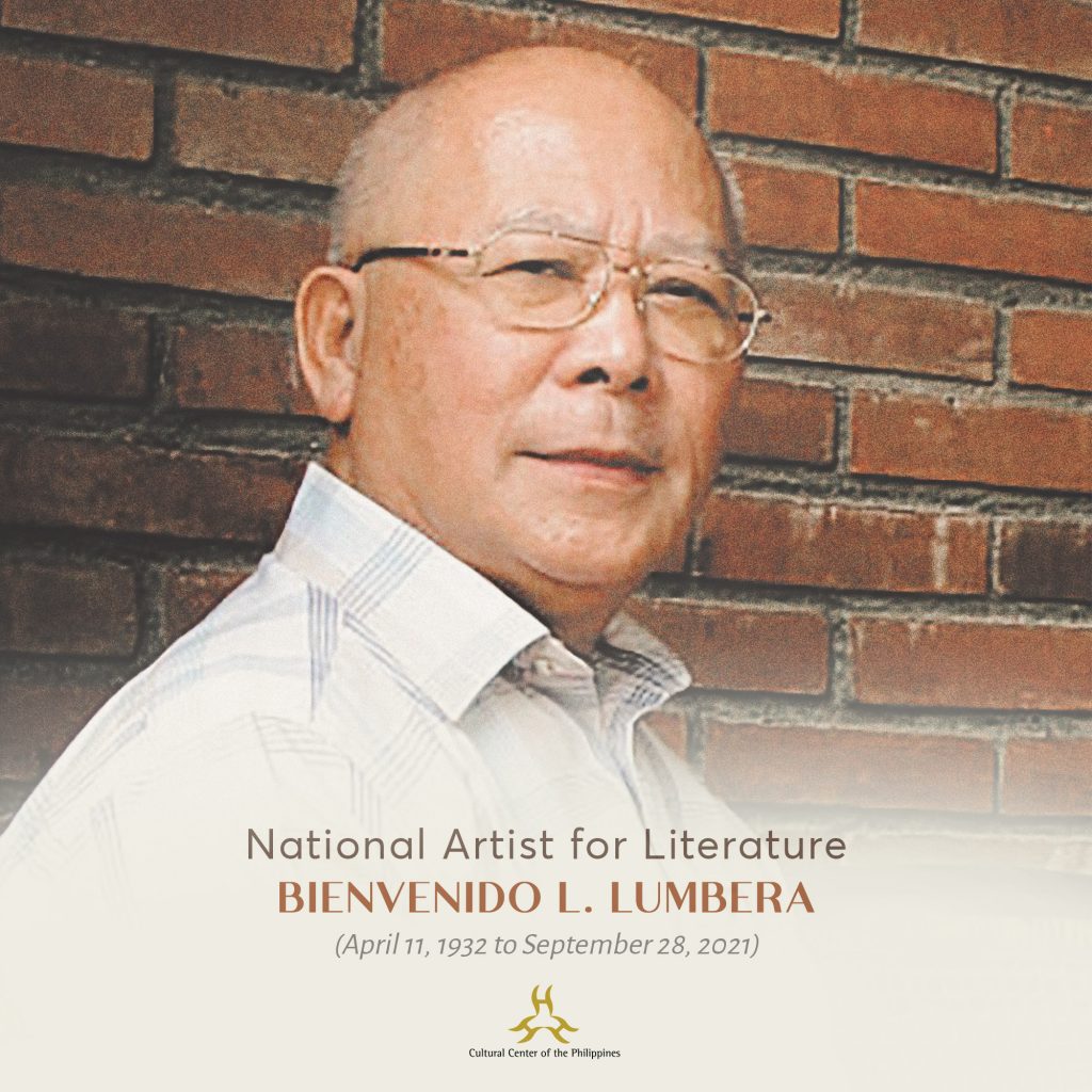 National Artist for Literature Bienvenido Lumbera dies at 89 - The Flame