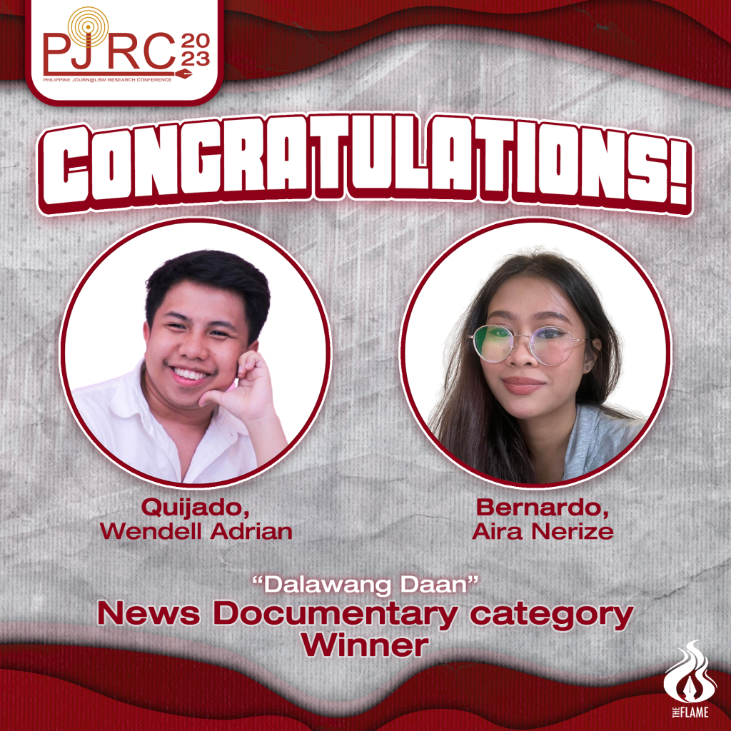 Best news documentary award goes to UST journalism seniors - The Flame