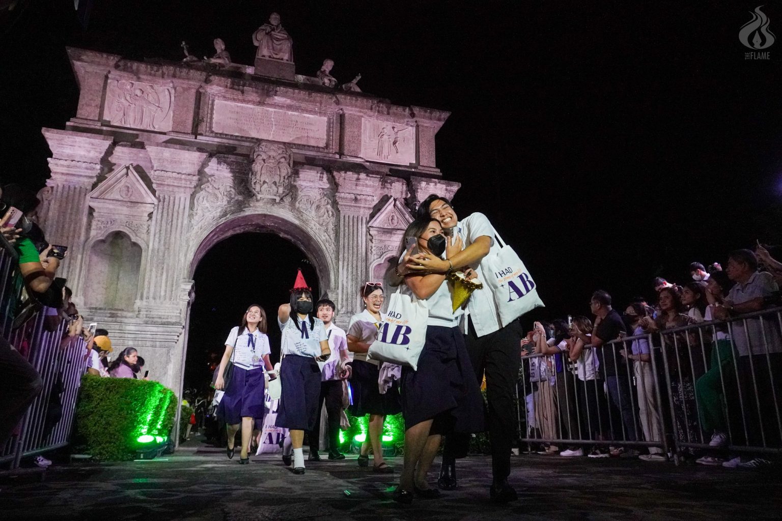 'Transition' graduates exit UST Arch of the Centuries - The Flame