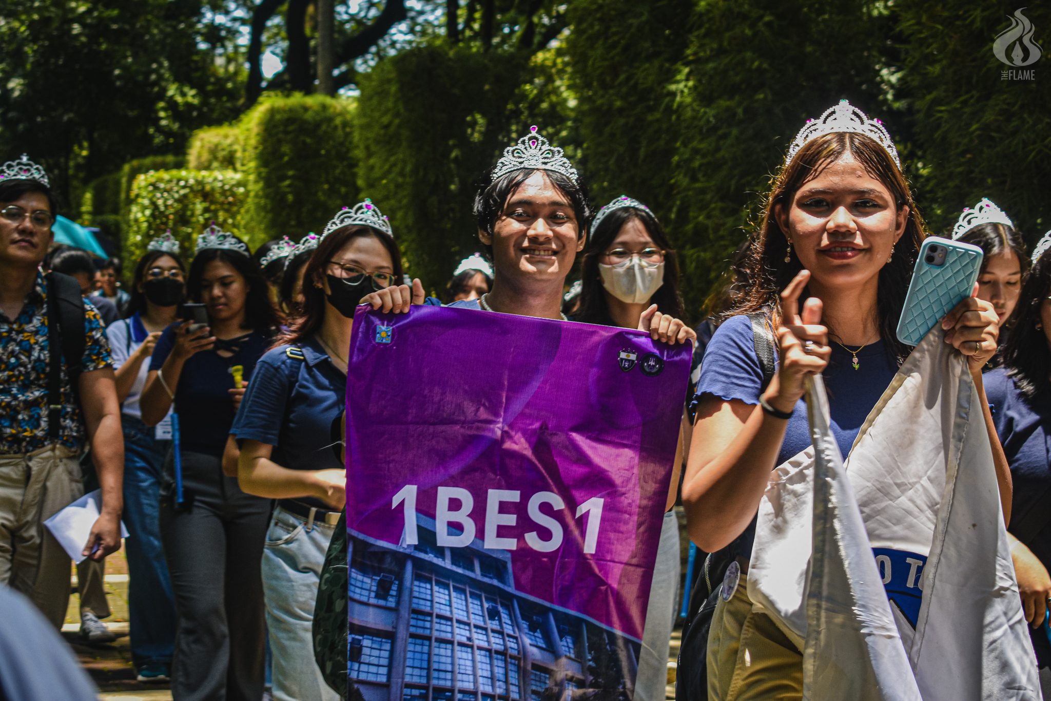 Artlets enter the UST Arch of the Centuries the Disney way - The Flame