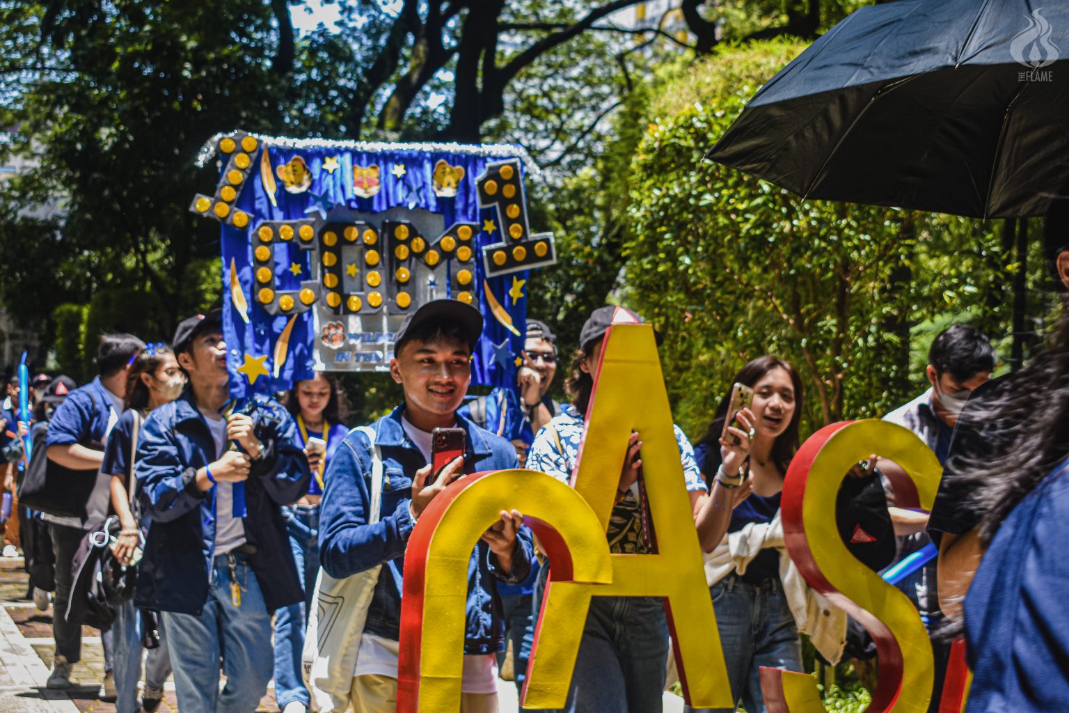 Artlets enter the UST Arch of the Centuries the Disney way - The Flame