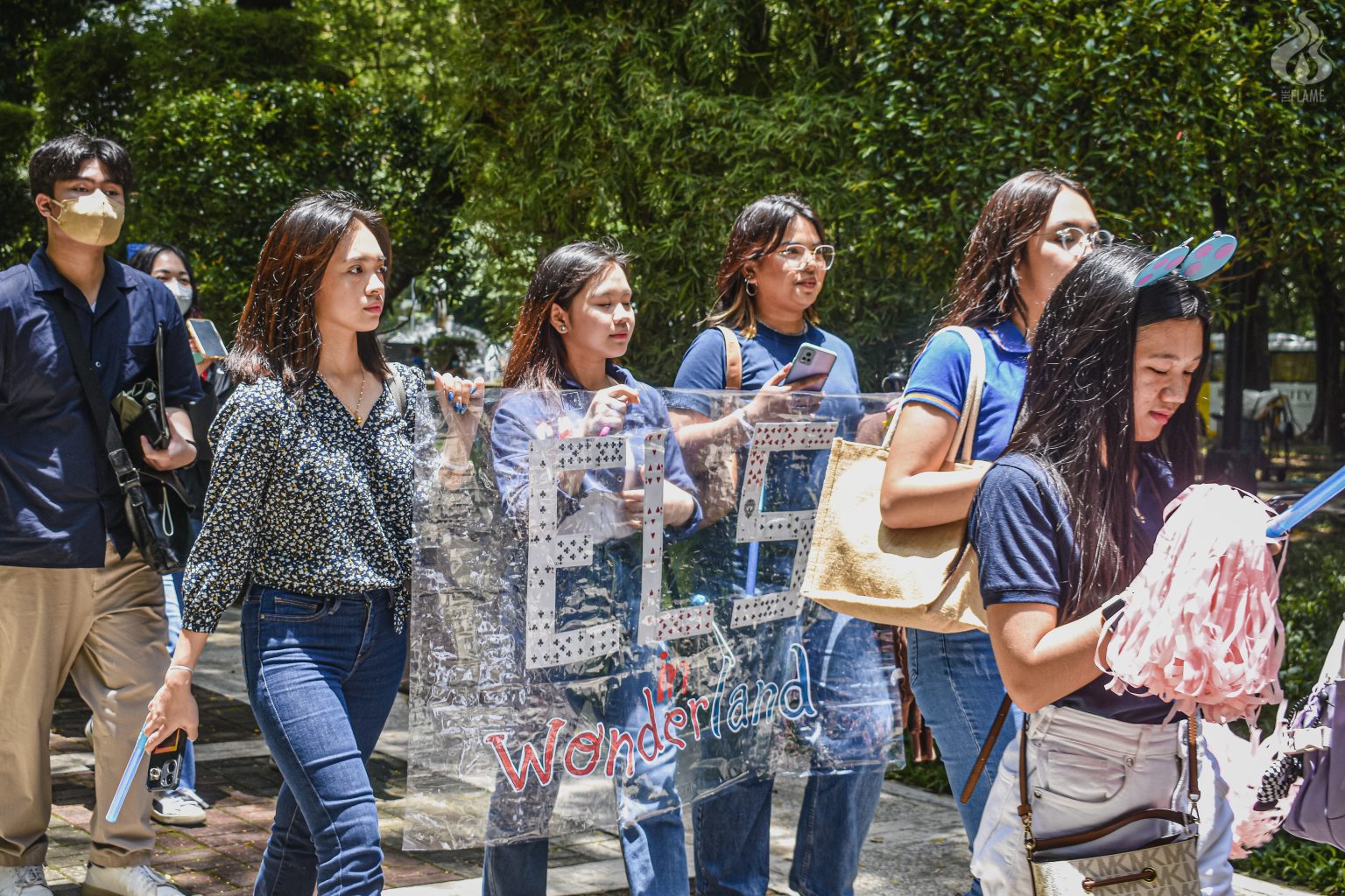 Artlets enter the UST Arch of the Centuries the Disney way - The Flame