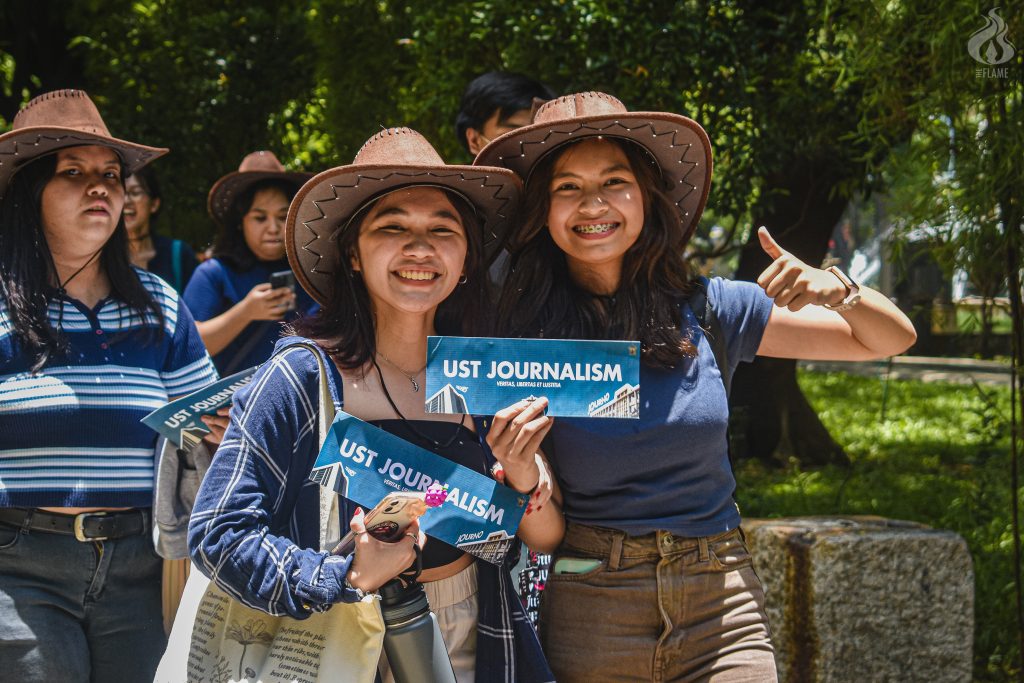 Artlets enter the UST Arch of the Centuries the Disney way - The Flame