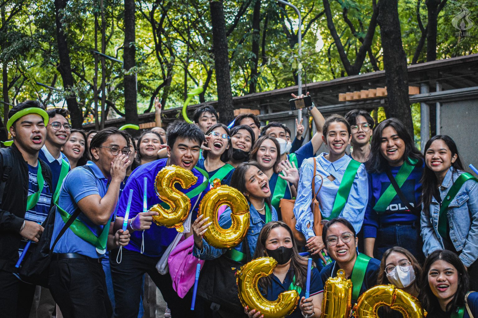 Artlets enter the UST Arch of the Centuries the Disney way - The Flame