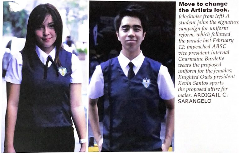 AB to keep type A uniform design - The Flame