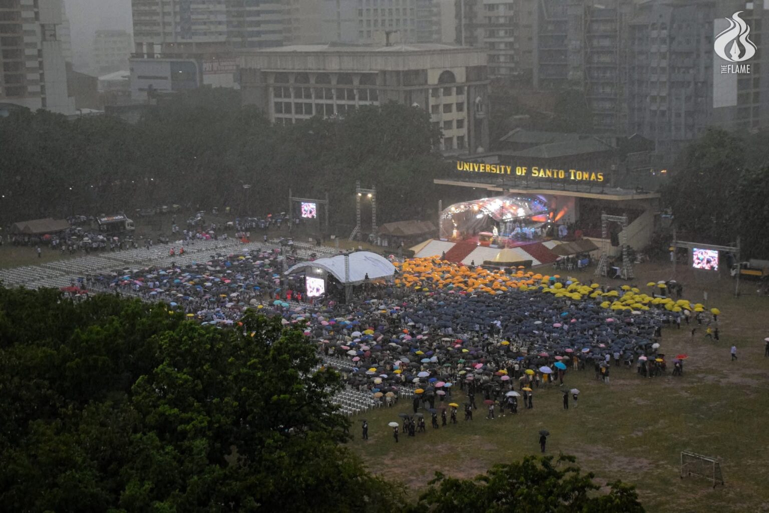 Rains force UST to postpone Baccalaureate Mass 2025 - The Flame